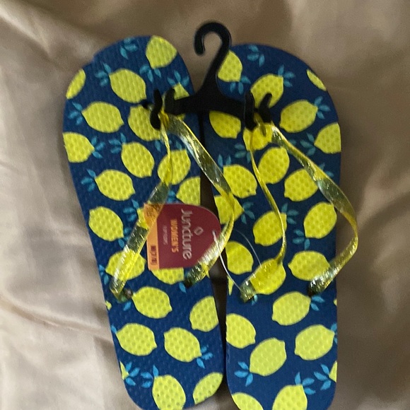Juncture | Shoes | Ladies Lemon Flip Flops | Poshmark